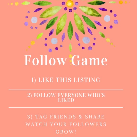 Other | 1st Follow Game Help Me Reach 7k Followers | Poshmark